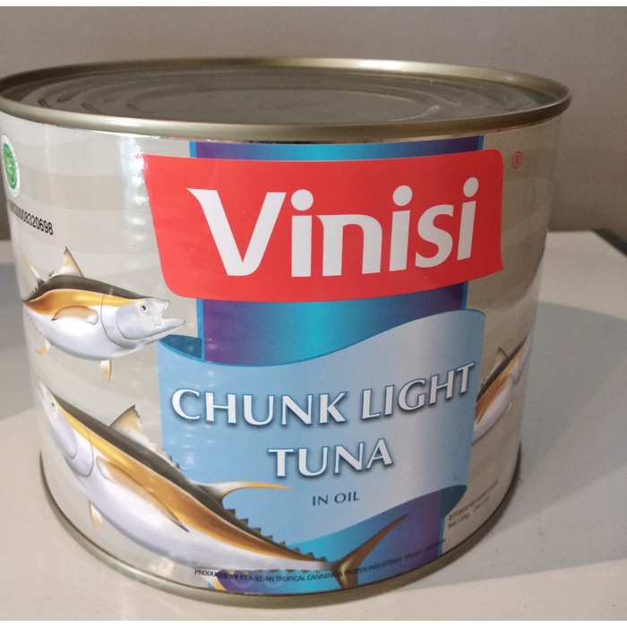 Jual Vinisi Chunk Light Tuna/Tuna Kaleng/Tuna dalam minyak 1,8Kg ...