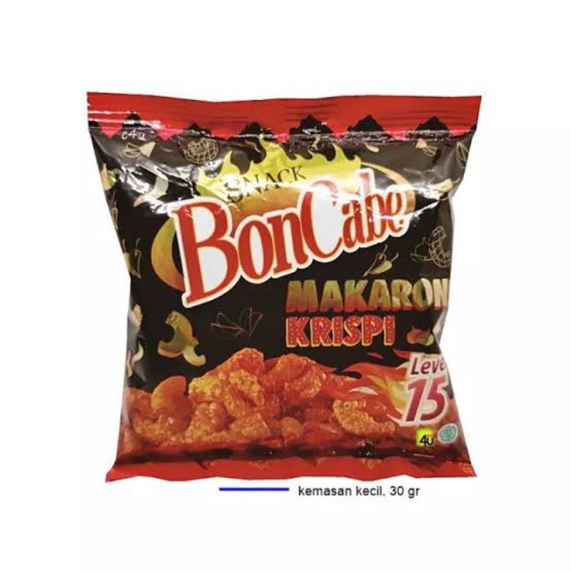 Jual BONCABE MAKARONI KRISPI LV 15 SNACK JAJANAN CAMILAN MAKANAN RINGAN ...
