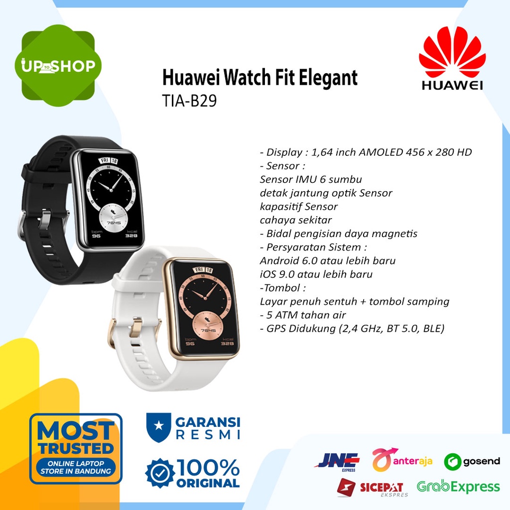 Jual Huawei Watch Fit Elegant Edition TIA-B29 Indonesia|Shopee Indonesia