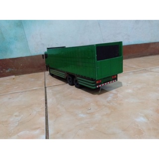 Jual Miniatur truk truck kayu asli model TRONTON full bak | Shopee ...