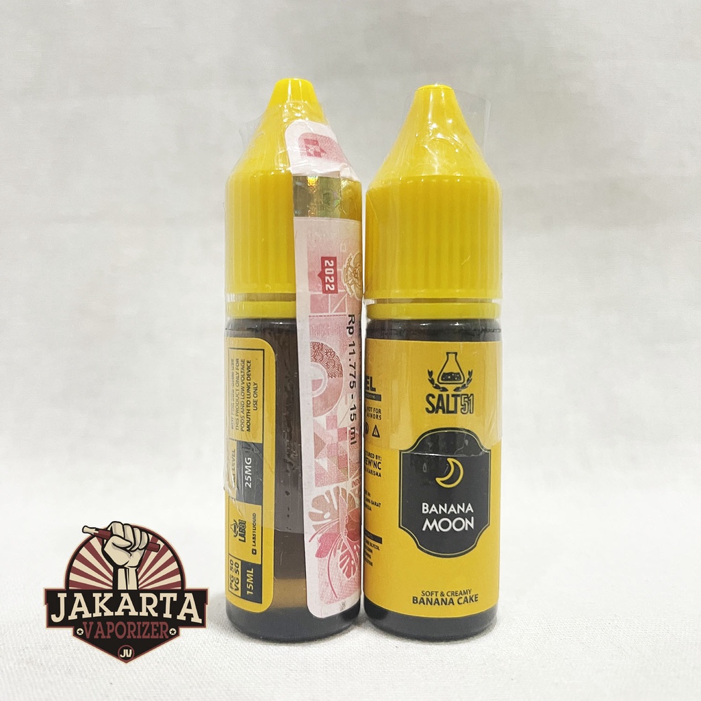 Jual [SALT] BANANA MOON SALTNIC 15ML 25MG BY LAB51 LIQUID VAPE SALT ...