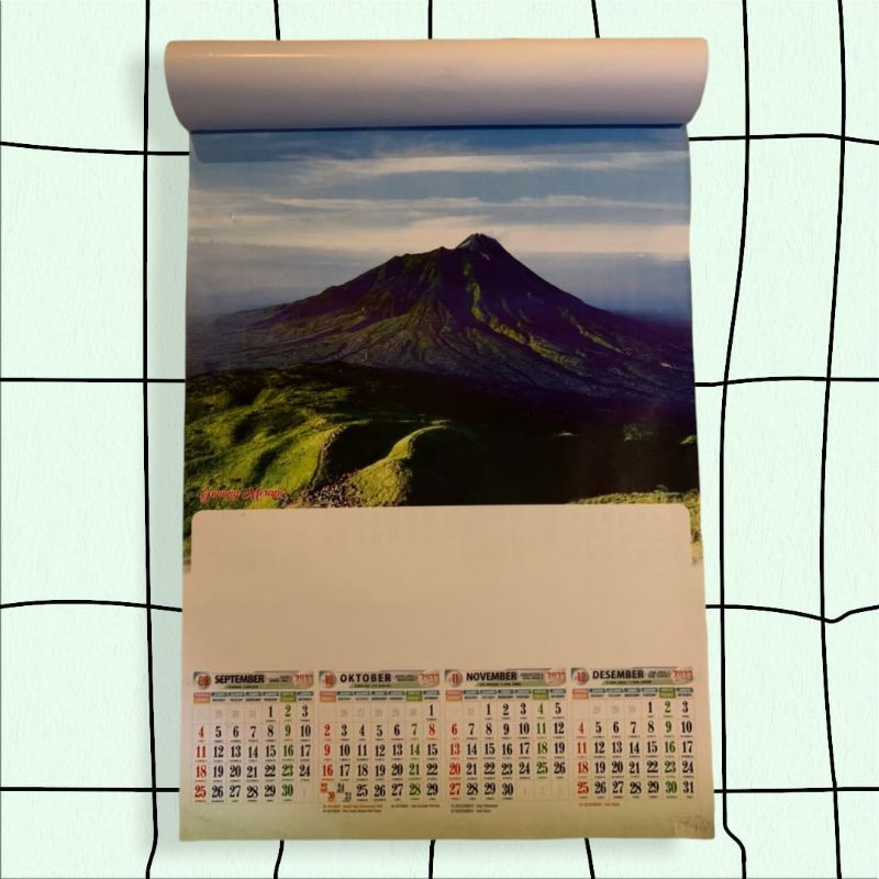Jual Kalender Dinding Caturwulan Motif Pemandangan Alam 2022 | Shopee ...