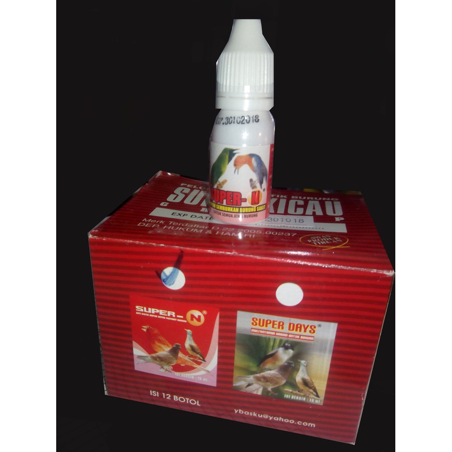 Jual OBAT BURUNG SUPER- N (15 ML) | Shopee Indonesia