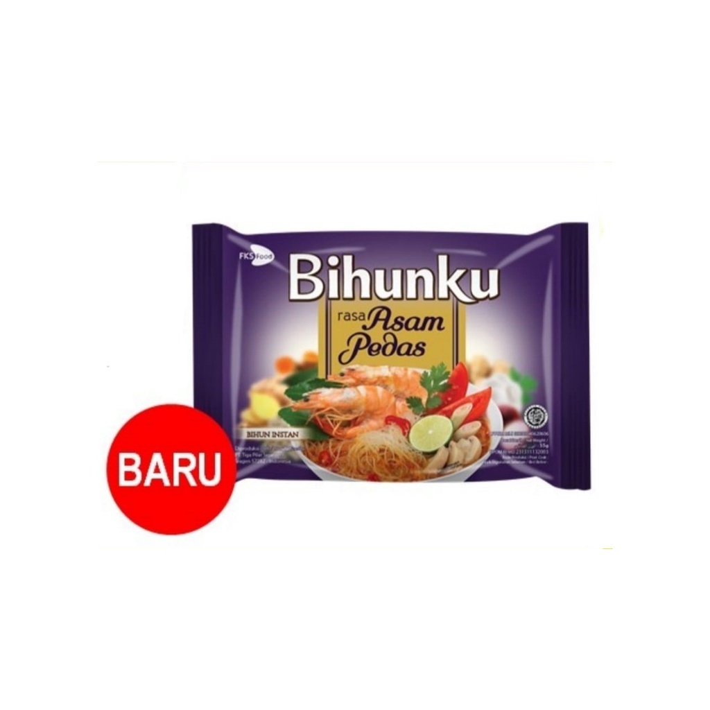 Jual BIHUNKU ASAM PEDAS 55G | Shopee Indonesia