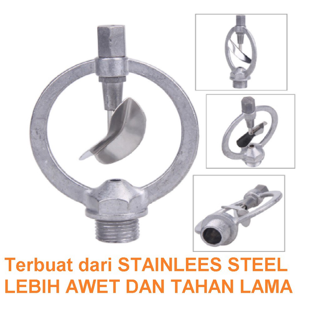 Sprinkle Kupu Sprinkler Taman Sprinkle Air Stainless 360 derajat Alat ...
