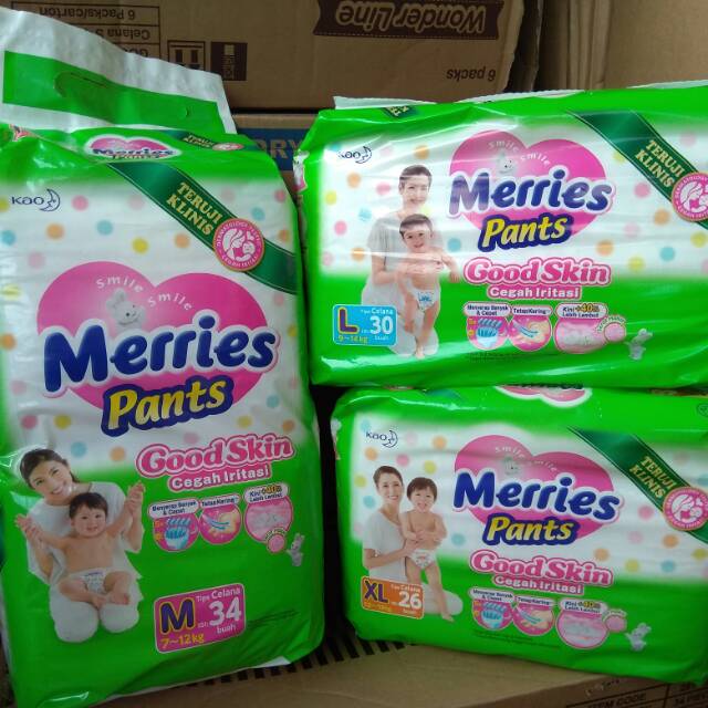 Jual Merries Good Skin Pants s26, S40, M34 L30 XL26 | Shopee Indonesia