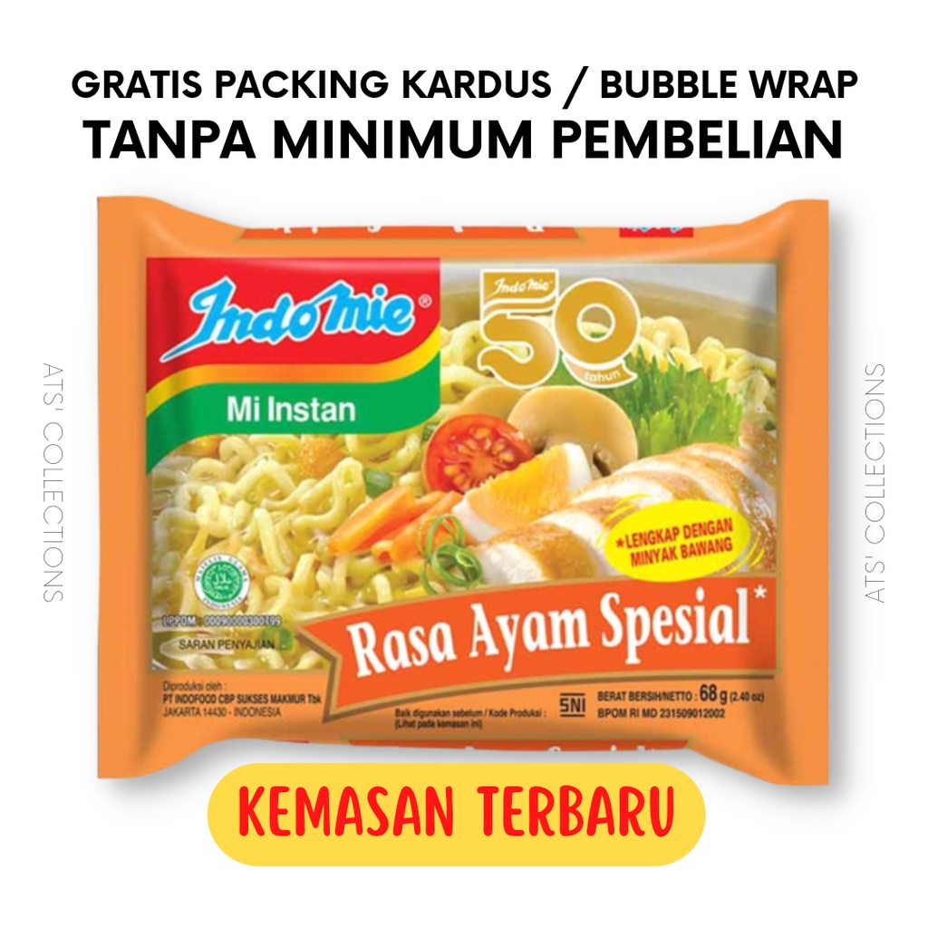 Jual INDOMIE KUAH RASA AYAM SPESIAL 1 PCS LENGKAP DENGAN MINYAK BAWANG ...