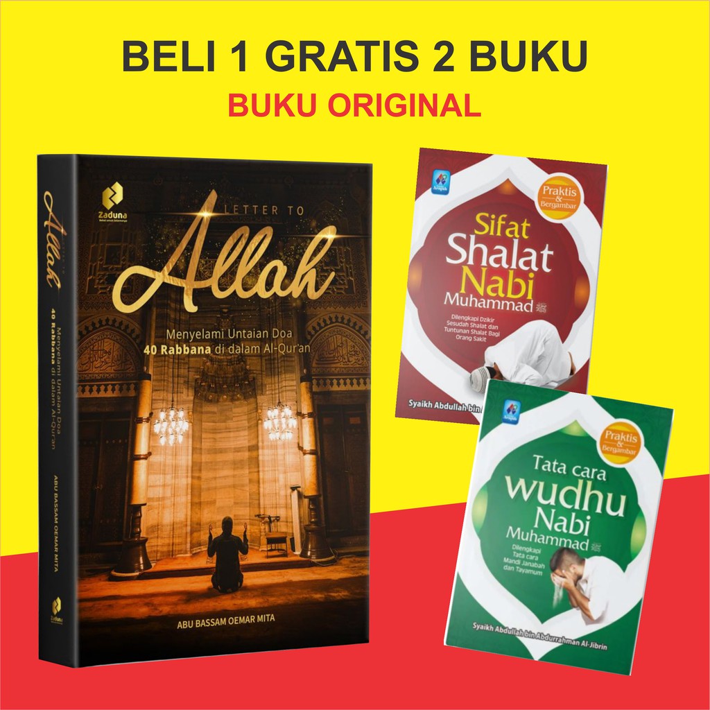 BONUS 2 BUKU ALETTA A Letter To Allah Ustadz Oemar Mita Menyelami Makna Doa 30 Robbana dalam ...