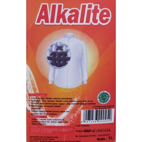 Jual Alkalite Penghilang Noda Ringan Laundry 1 Liter | Anti Noda Jamur Pada Pakaian | Pembuka ...