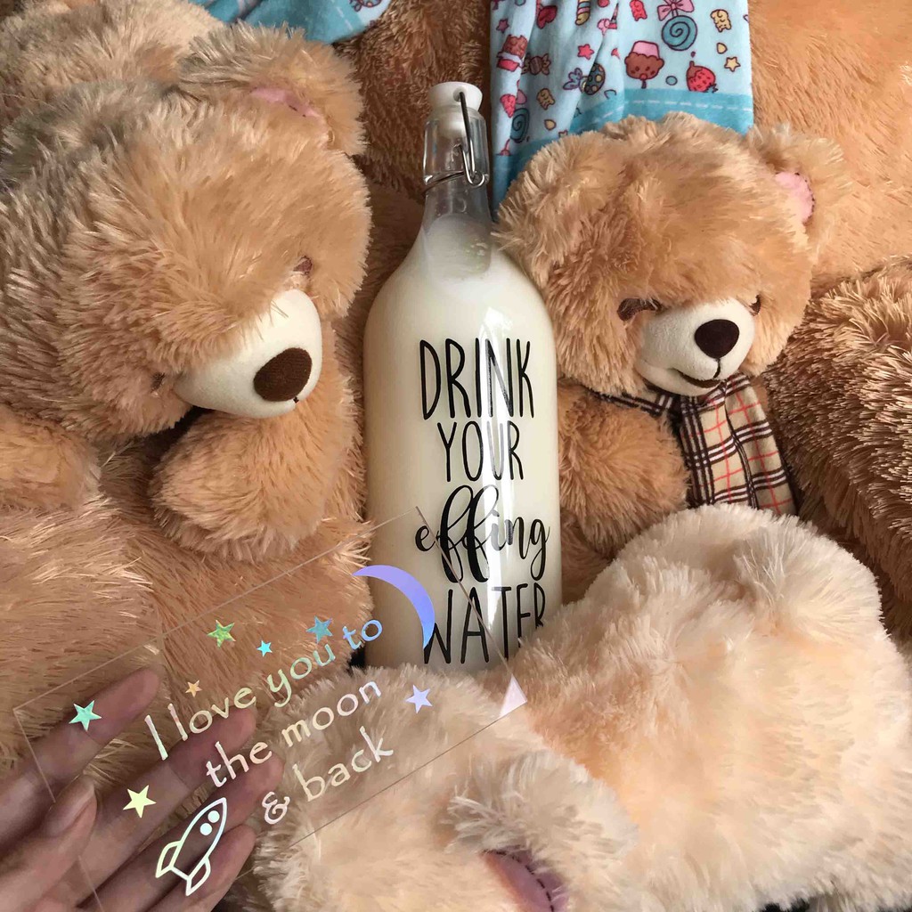 Jual BOTOL KACA 1 LITER / 0,5 LITER / 125ml , BEBAS CUSTOM BOTOL HADIAH ...