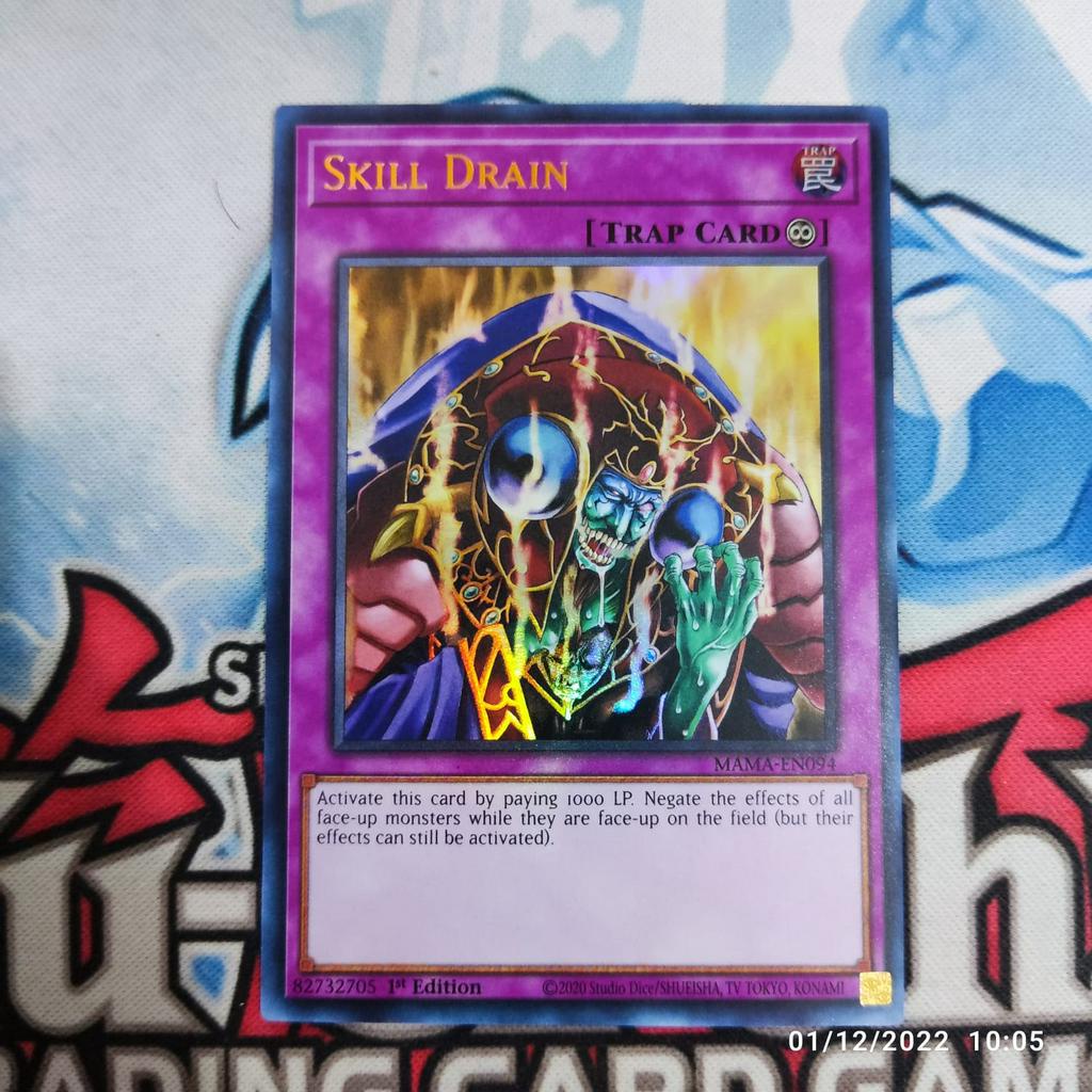 Jual yugioh skill drain MAMA ultra rare 1st original | Shopee Indonesia