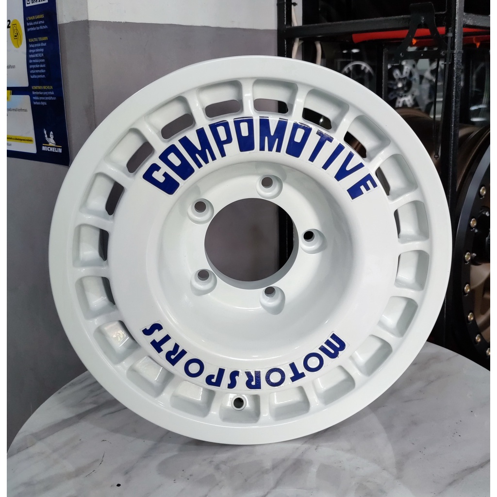 Jual Velg Compomotive Rally Ring 15 white cocok untuk mobil SUZUKI ...