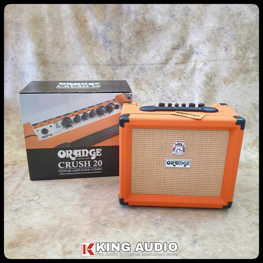 Jual Ampli Gitar Orange Crush 20 Crush-20 CR20 Crush20 Guitar Amplifier | Shopee Indonesia