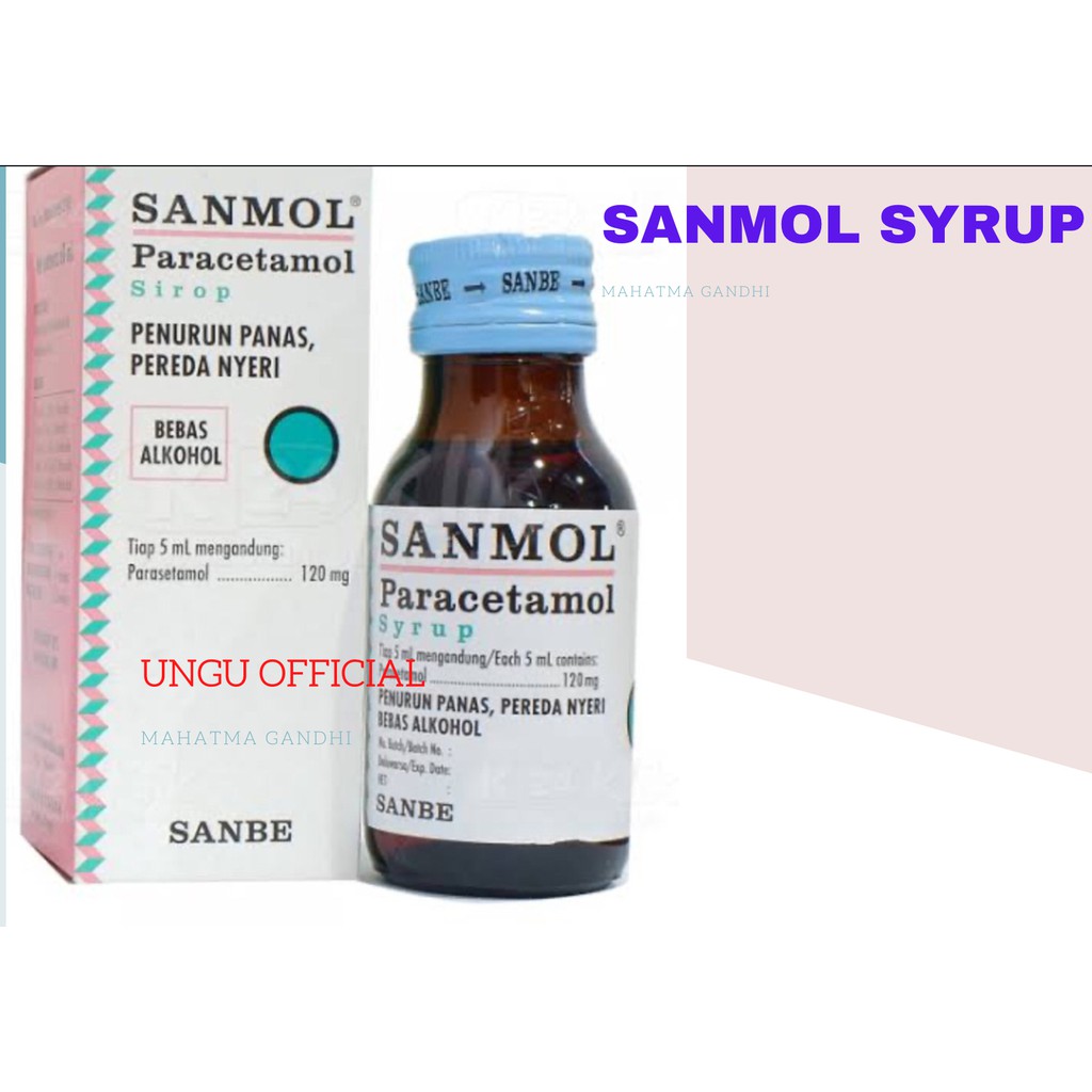 Jual SANMOL SYRUP 60Ml | OBAT DEMAM | Shopee Indonesia