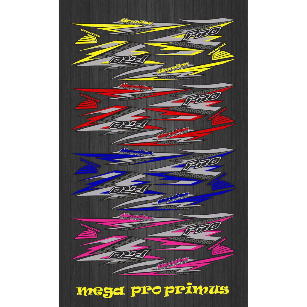 Jual striping variasi mega pro primus grafis v2 | Shopee Indonesia