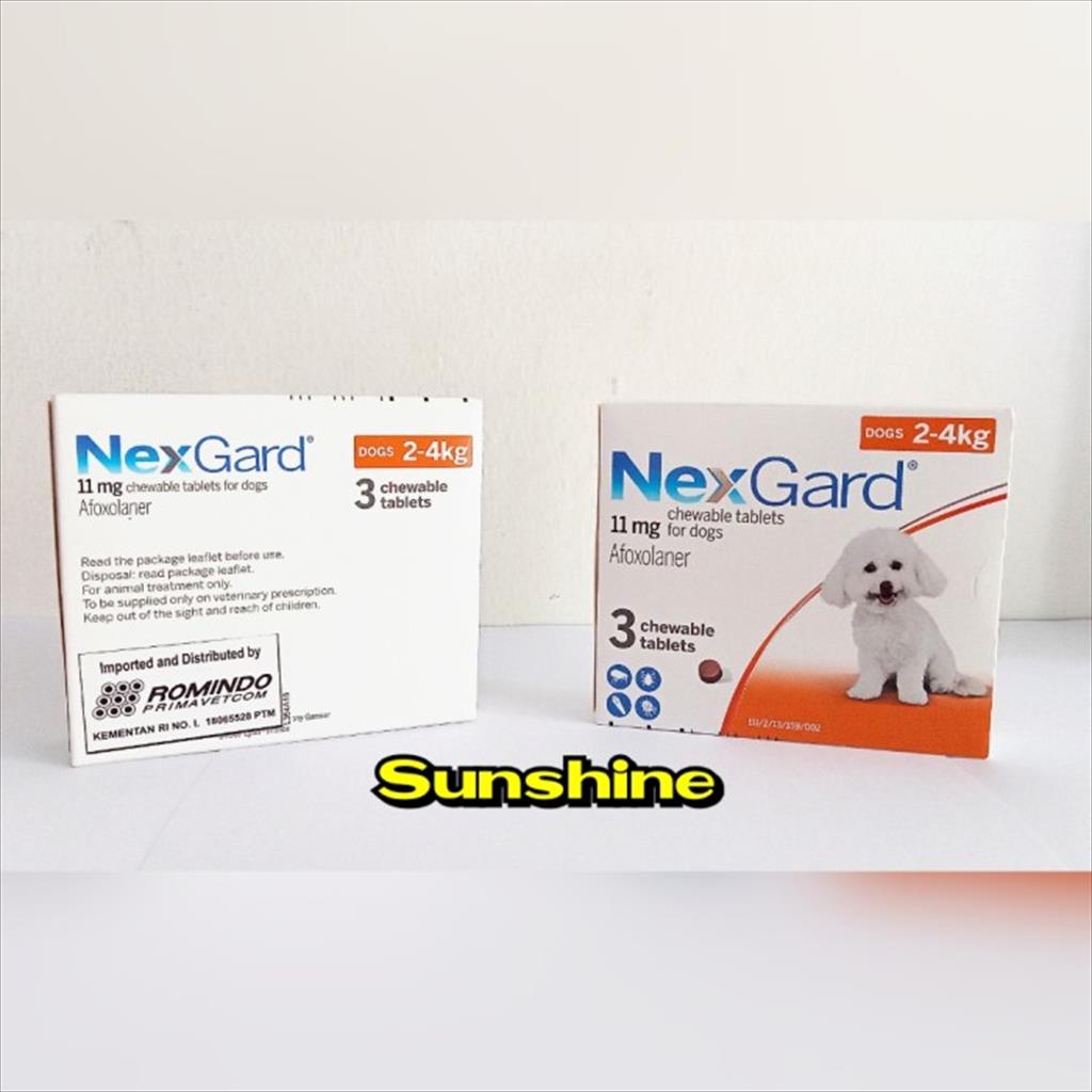 Jual Obat Kutu / Demodex Anjing NexGard Dog Size S (2-4kg) Per Tablet | Shopee Indonesia