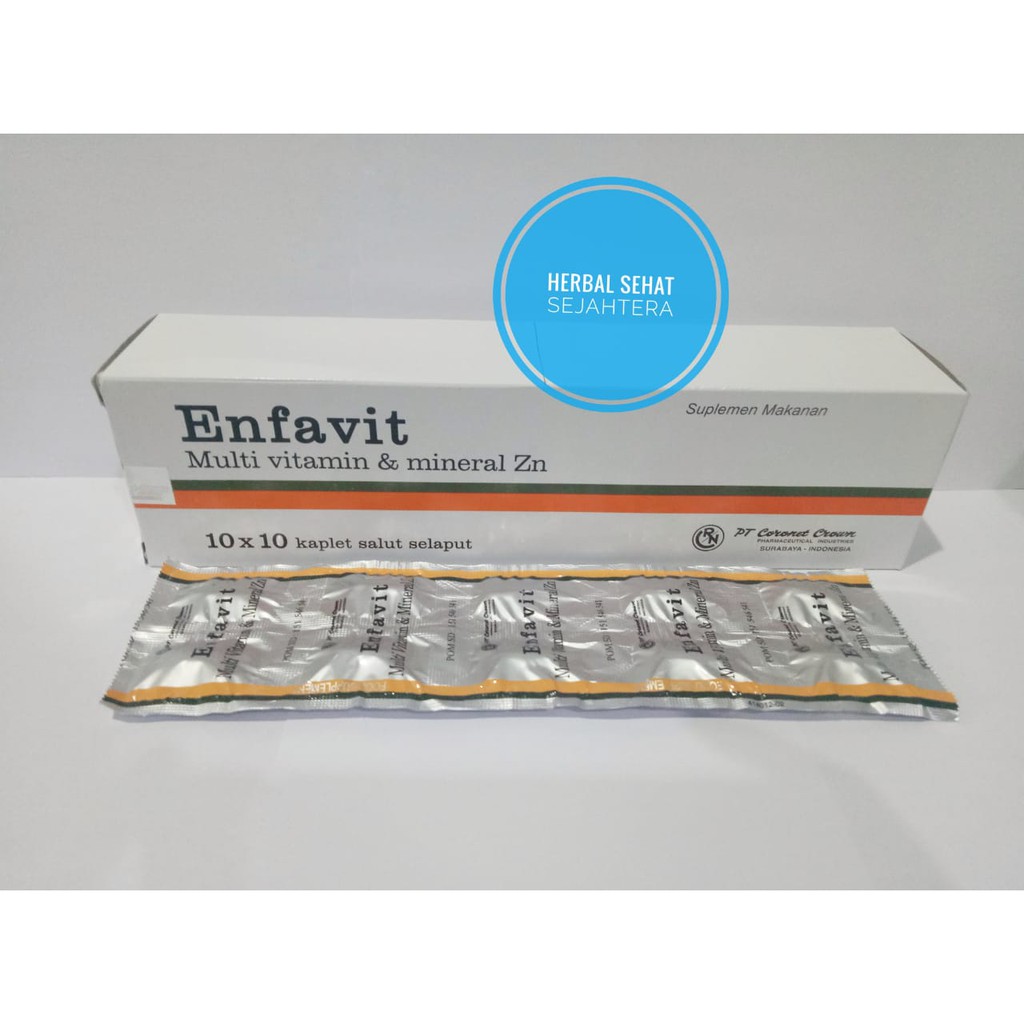 Jual ENFAVIT Enfavit isi 100 Tablet per Box - untuk memenuhi kebutuhan ...