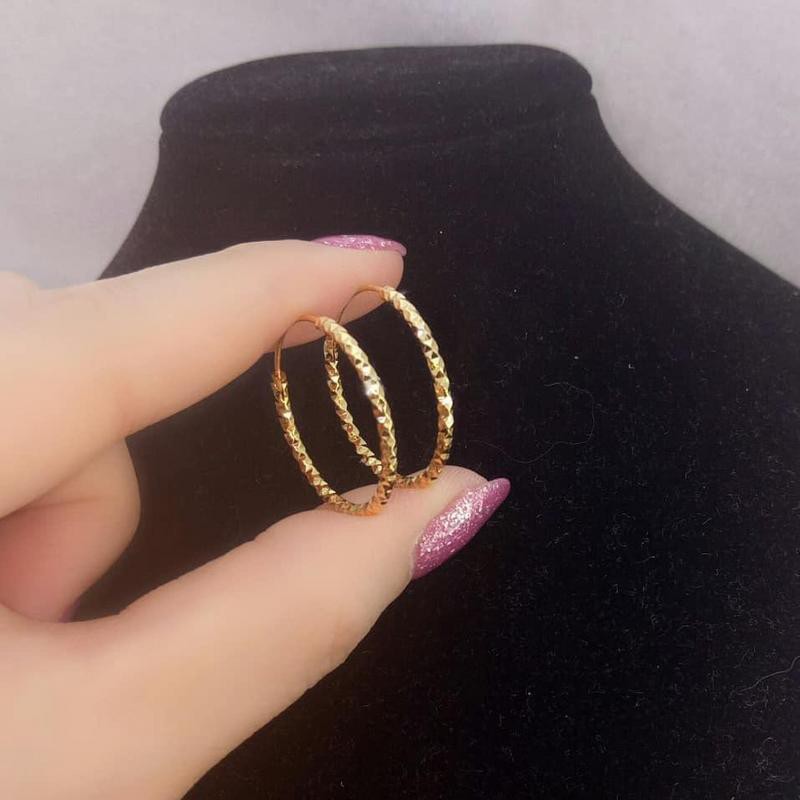 Jual Anting Giwang Gold Diamond Perhiasan PERSIS ASLI Antikarat ...