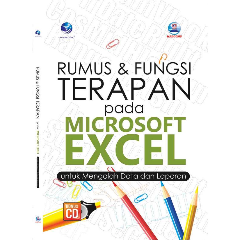 Jual Buku Rumus dan Fungsi Terapan pada Microsoft Excel untuk Mengolah Data dan Laporan+cd ...