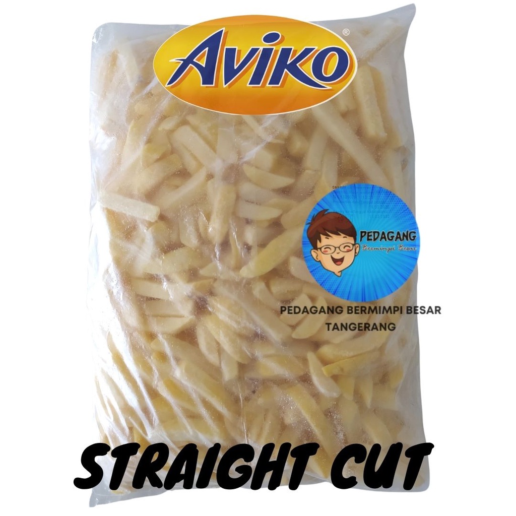 Jual Kentang Frozen Aviko 2.5Kg Straight Cut / Kentang Goreng Beku ...