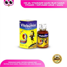 Jual 130 ML VITABUMIN MADU IKAN GABUS / VITAMIN / SUPLEMEN ANAK / MADU | Shopee Indonesia