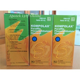 Jual Kompolax Emulsi 60 ml - Obat Pencahar Sembelit Indonesia|Shopee ...