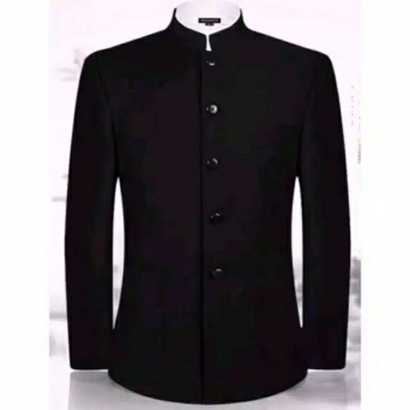 Jual JAS BLAZER MANDARIN KANCING LIMA | Shopee Indonesia