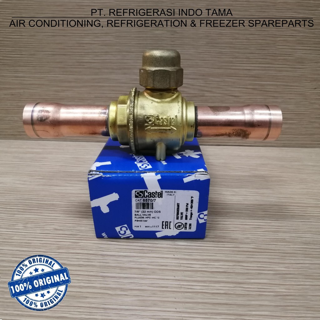 Jual BALL VALVE CASTEL 6570/7 7/8" | Shopee Indonesia