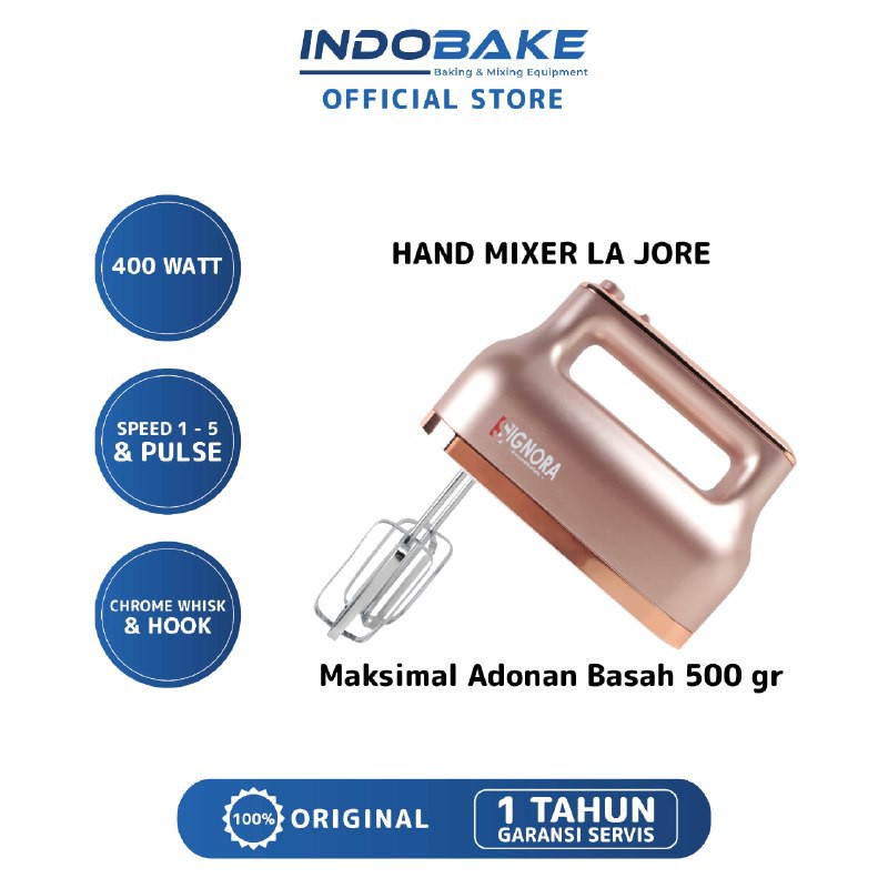 Jual Indobake - Signora Hand Mixer Tipe La Jore | Shopee Indonesia