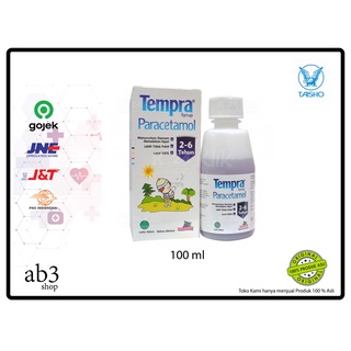 Jual TEMPRA SIRUP SYRUP PARACETAMOL 100 ML , PENURUN PANAS USIA 2-6 ...