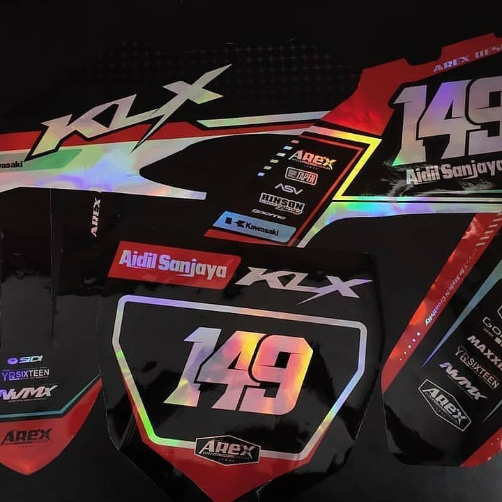 Jual DECAL STIKER KLX/CRF HOLOGRAM FULL BODY | Shopee Indonesia