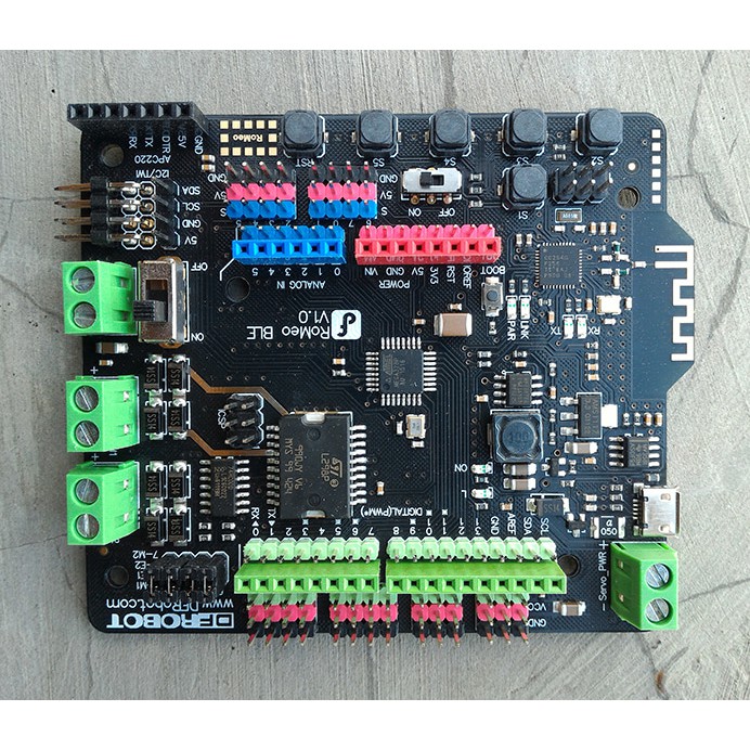 Jual Romeo BLE - An Arduino with motor driver and Bluetooth 4.0 ...