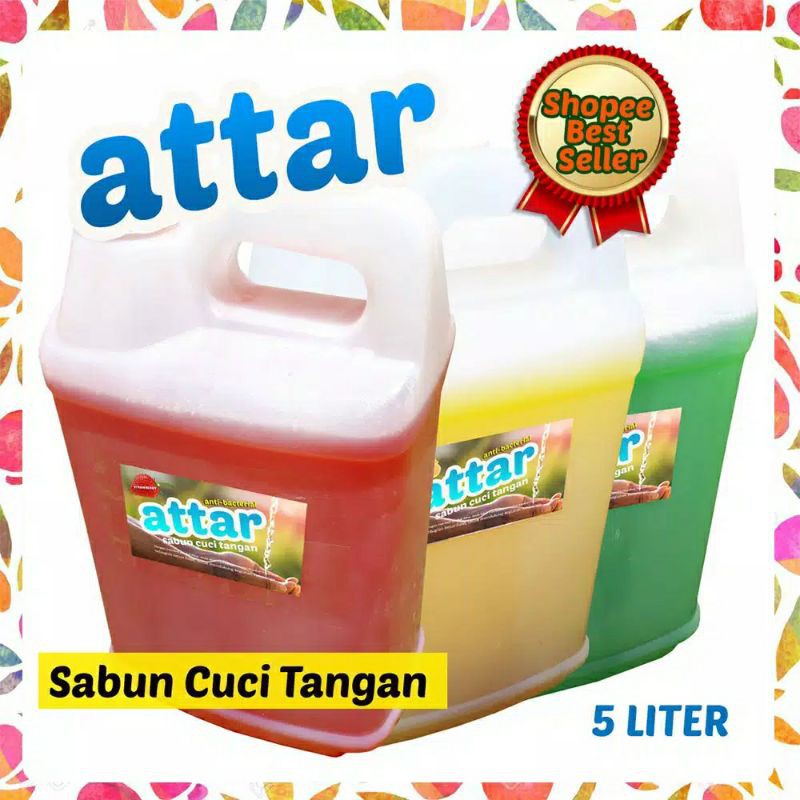 Jual Sabun Cuci Tangan 5 Liter ATTAR - Hand Soap, Hand Wash, Handsoap ...