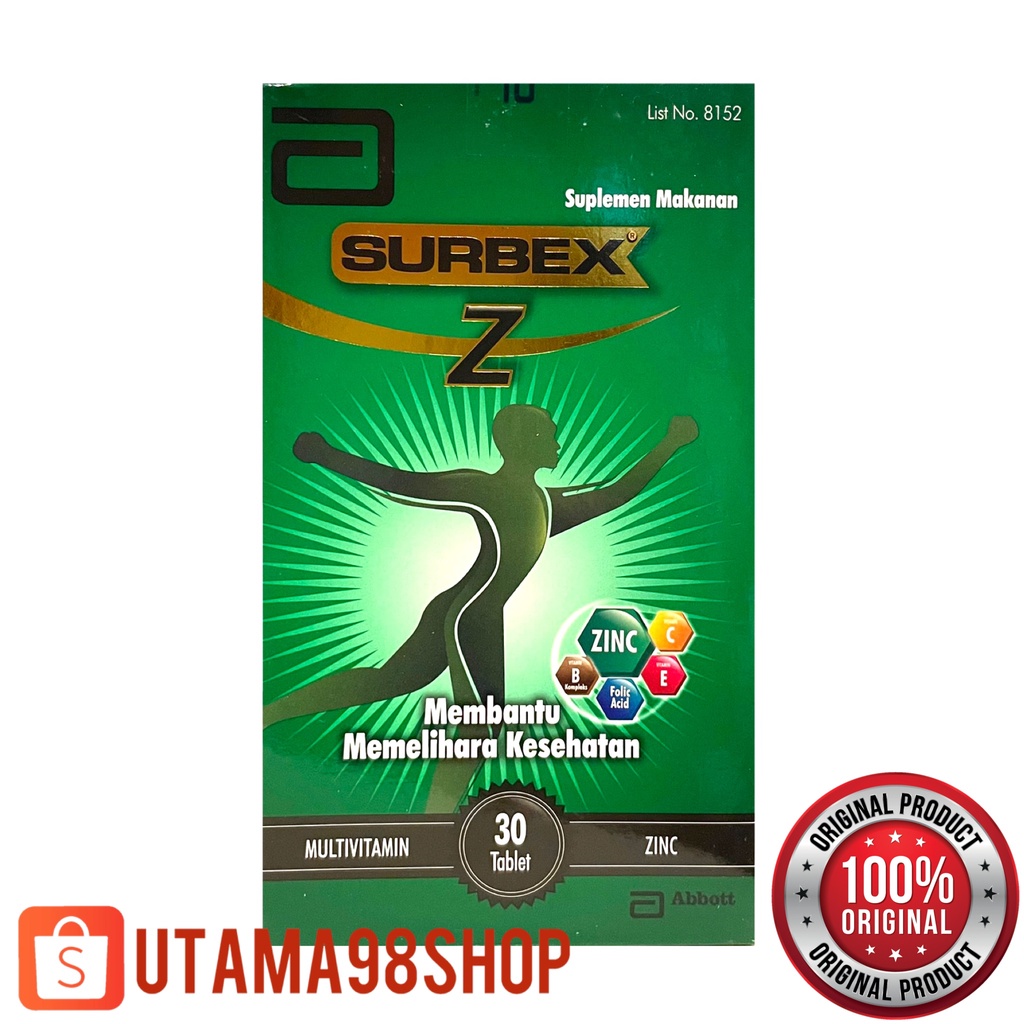Jual SURBEX Z ISI 6 TABLET PER STRIP | Shopee Indonesia