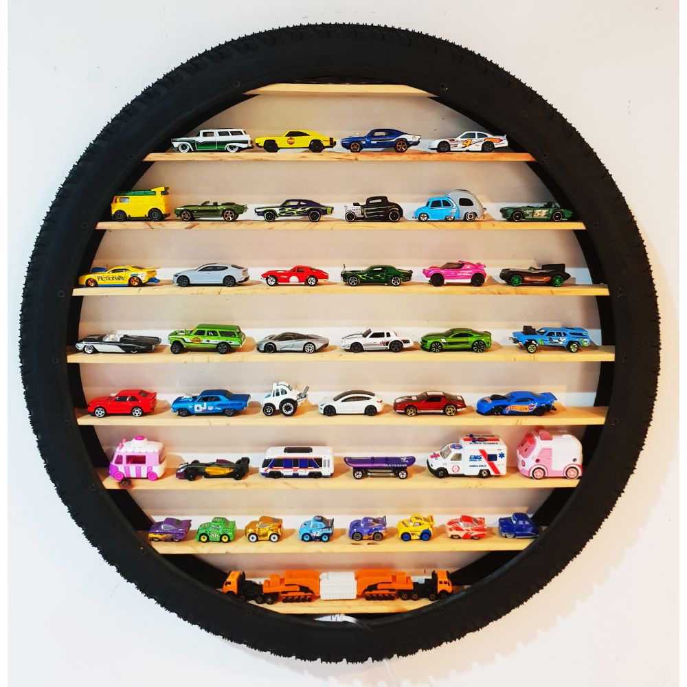Jual Rak Hotwheels - Rak Hot wheels - Rak Pajangan Bentuk Roda - Size L ...