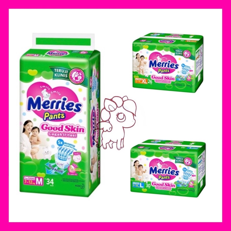 Jual Merries Pants Good Skin M34 L30 XL26 Indonesia|Shopee Indonesia