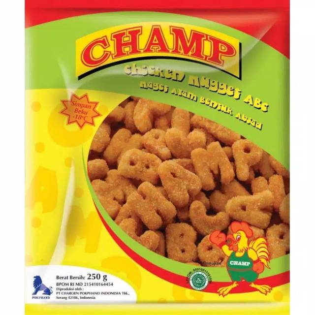 Jual Champ Chicken Nugget ABC 250gr Indonesia|Shopee Indonesia