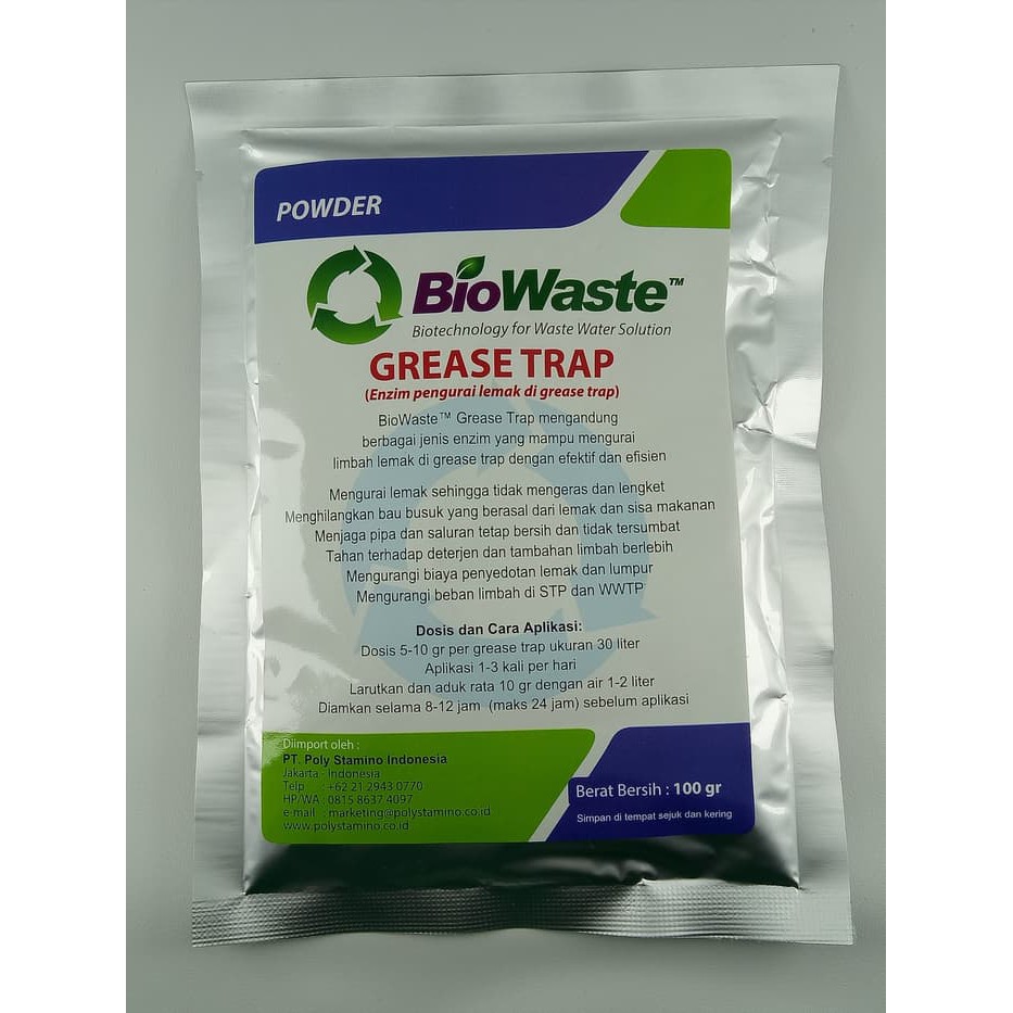 Jual Termurah!! Bakteri Probiotik Pengurai Lemak Grease Trap Biowaste ...