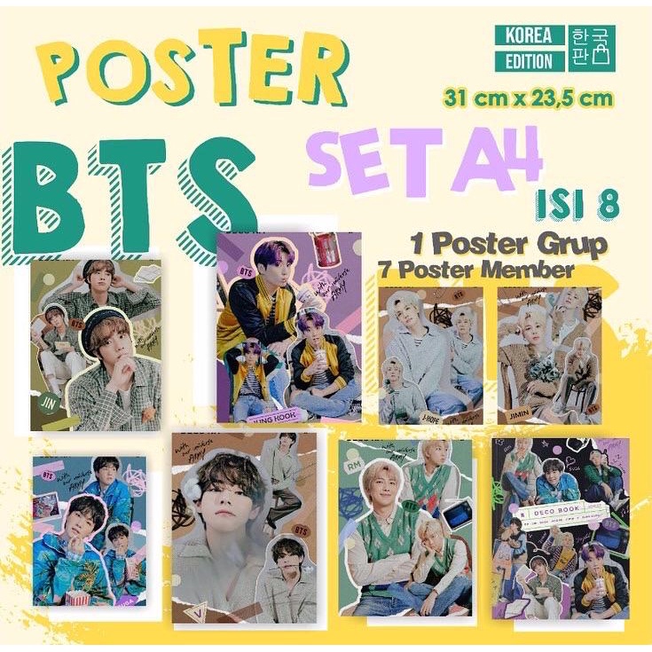 Jual POSTER KPOP IDOL SET A4 BTS EXO NCT DREAM Indonesia|Shopee Indonesia