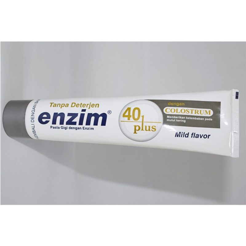 Jual Pasta Gigi Enzim 40 Plus With Colostrum Mild Flavor 124gr (100% ...