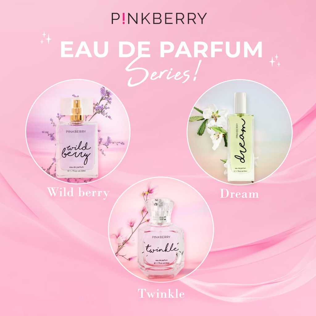 Jual Pinkberry EDP Wild Berry 50 ml/Pinkberry EDP Dream 50 ml/Pinkberry ...