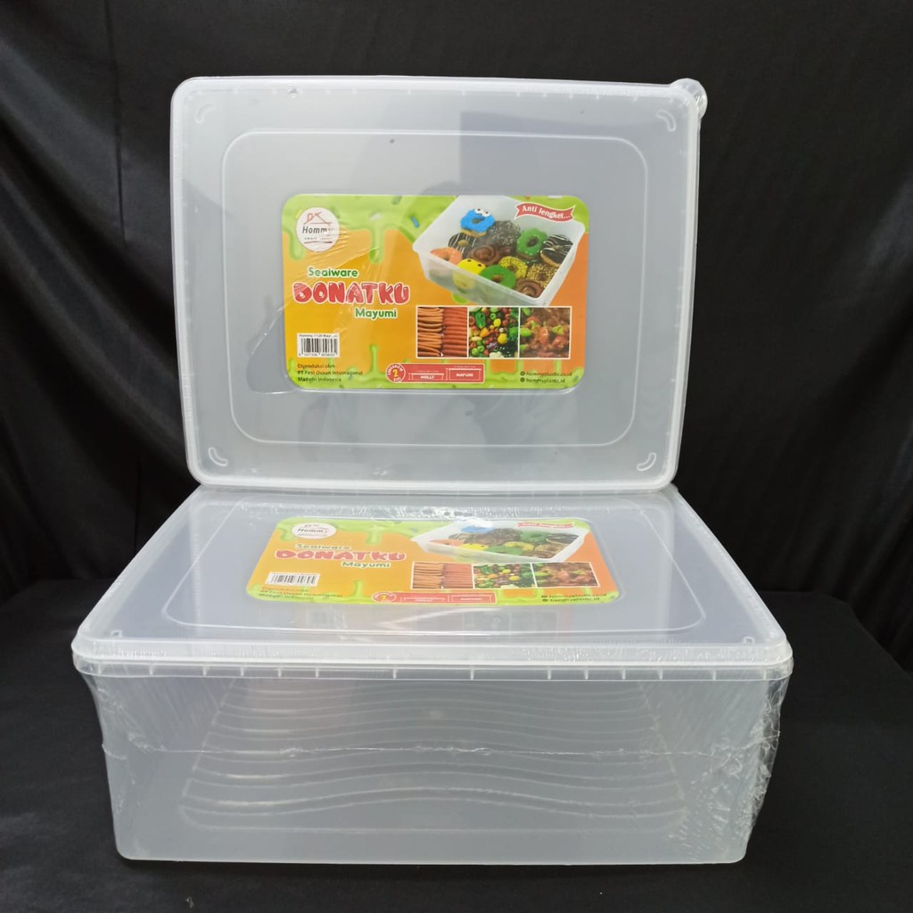 Jual Box Plastik Tempat Donat Bagus Murah - Hommy 1120 | Shopee Indonesia