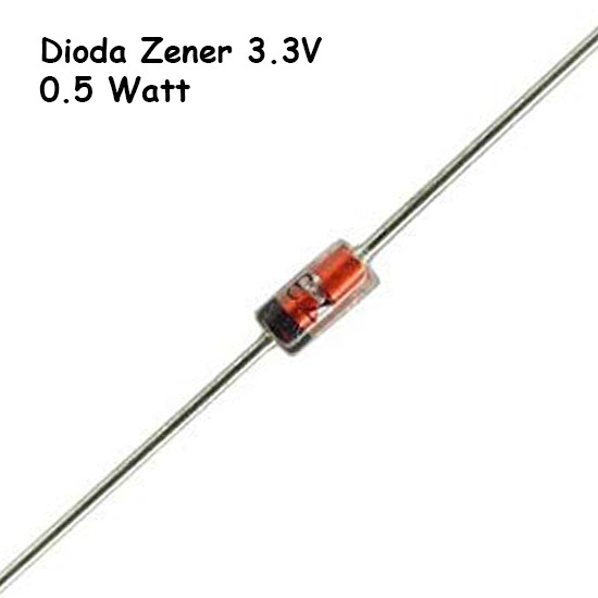 Jual Dioda Zener 3.3V 1/2W Diode BZX55C 3V3 0.5Watt 1/2 Watt | Shopee Indonesia