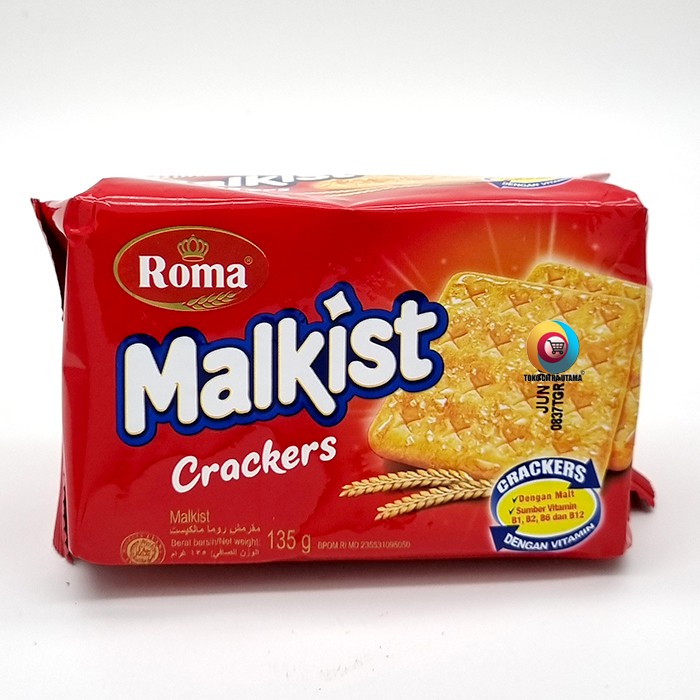 Jual Biskuit Roma Malkist Crackers 135 gr | Shopee Indonesia