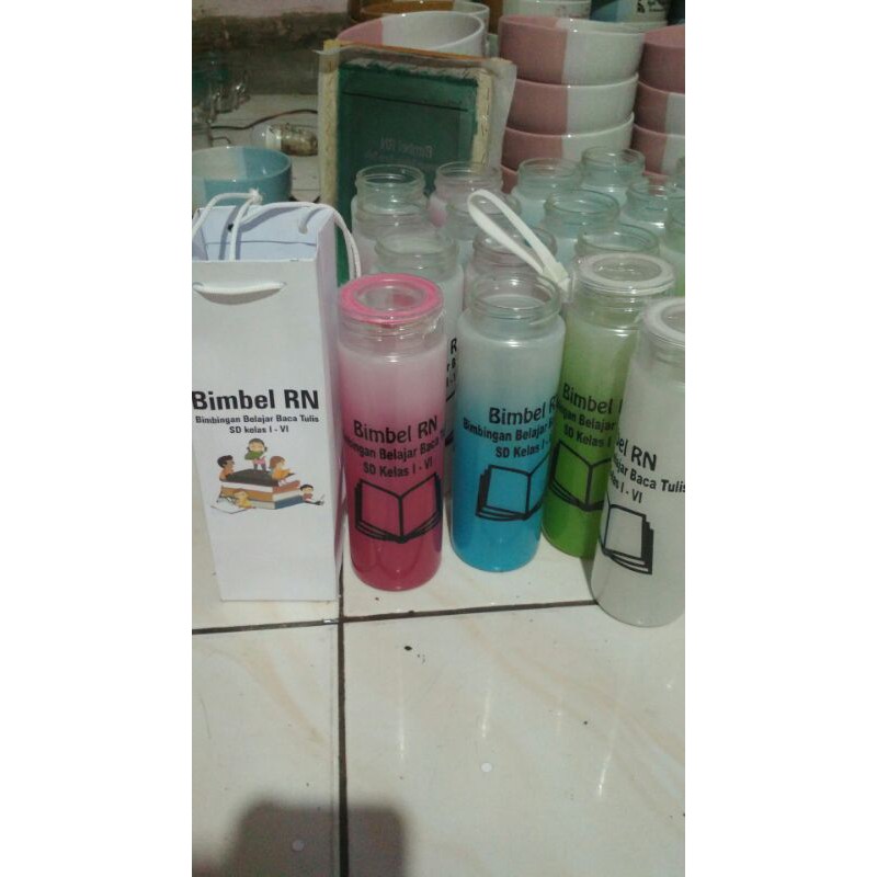 Jual tumbler kaca sablon | Shopee Indonesia