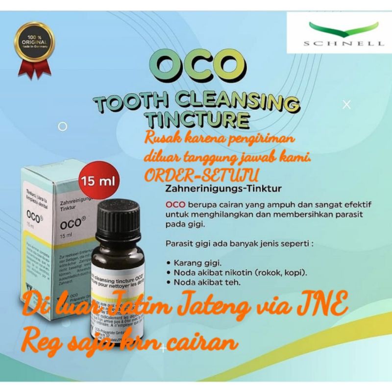 Jual Stain Remover OCO 15ml / Pembersih Noda Gigi Indonesia|Shopee Indonesia