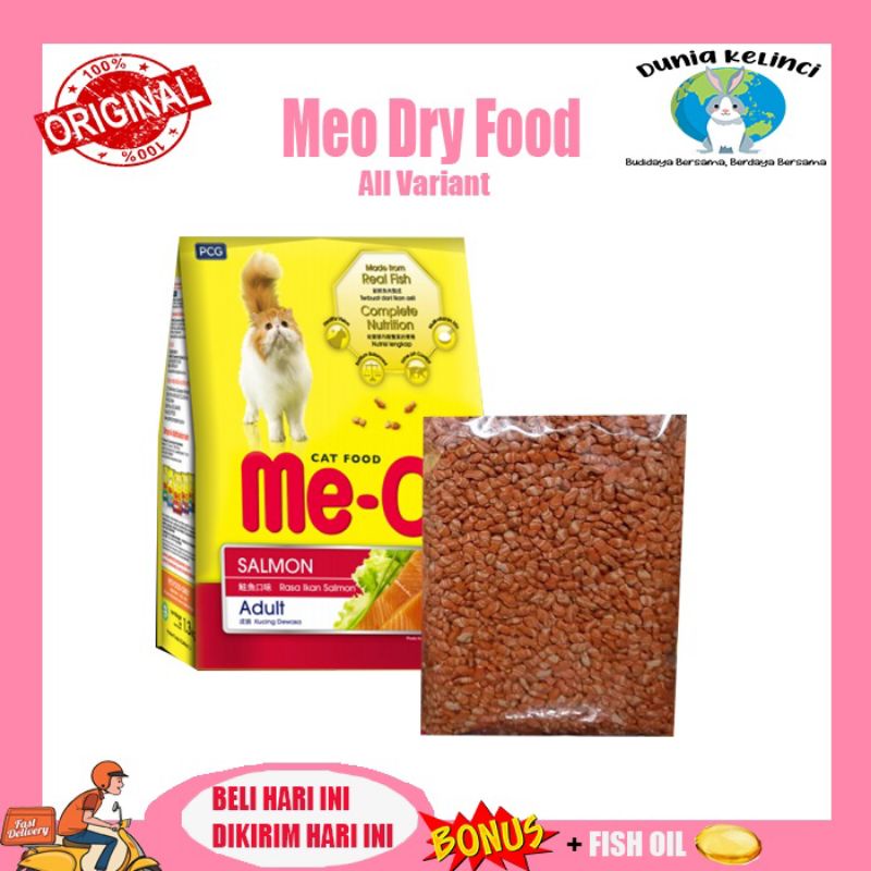 Jual Meo salmon repack 1kg Original | meo salmon dry food makanan ...