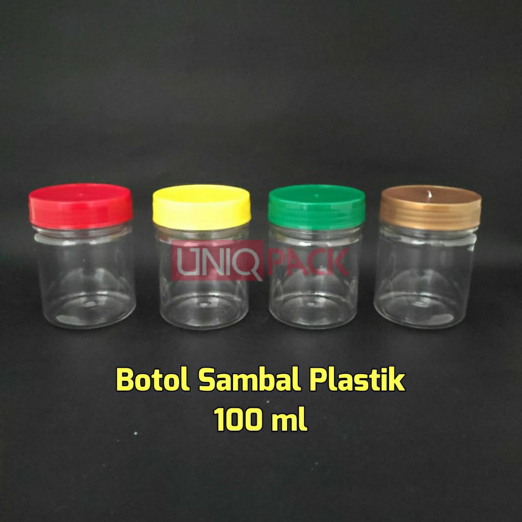 Jual [100 botol] Botol Sambal Plastik Pala 100ml | Shopee Indonesia