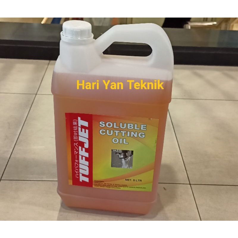 Jual Tuffjet Cutting oil 5 Liter Oli bromus | Shopee Indonesia
