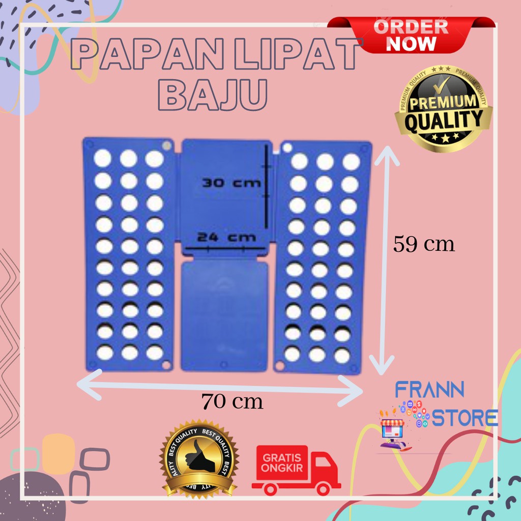 Jual Papan Lipat Baju Ukuran Dewasa Alat Lipat Pakaian Alat Melipat ...